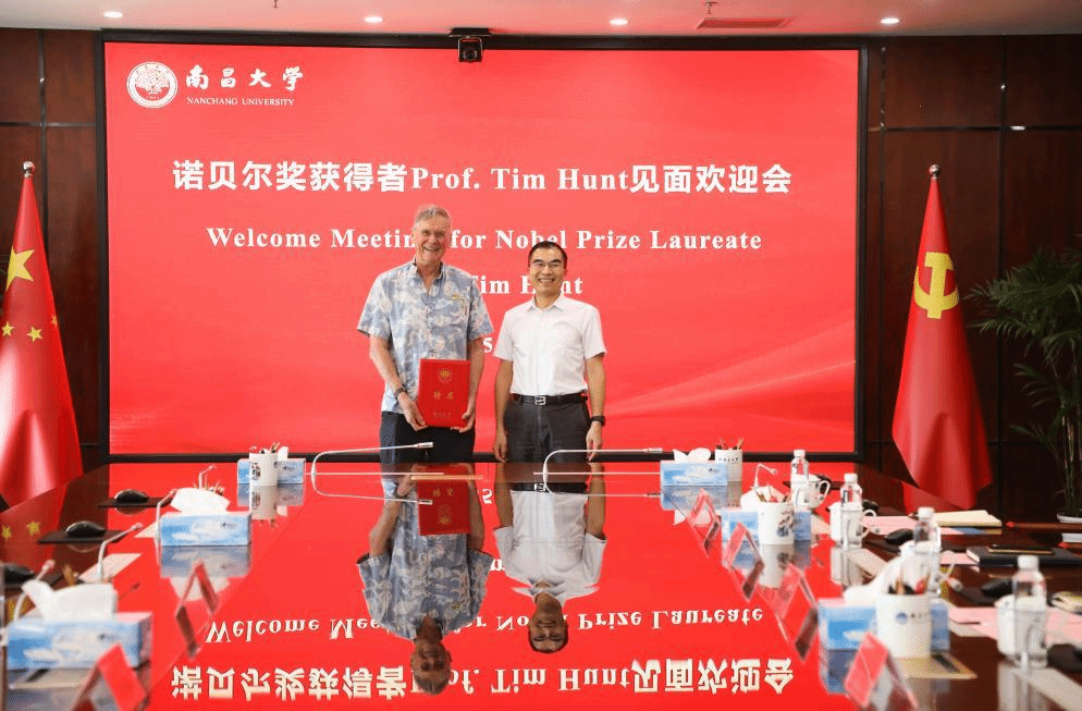 Nobel Laureate Professor Tim Hunt Visits NCU for Academic Exchange ...